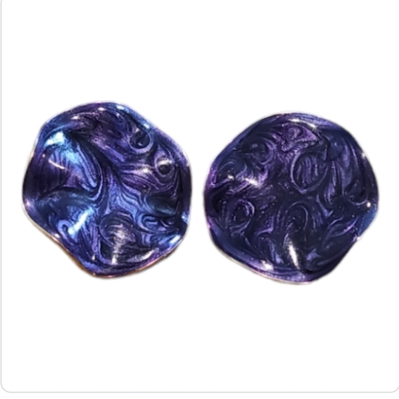 Avon | Jewelry | Vintage Purple Color Stud Earrings | Poshmark